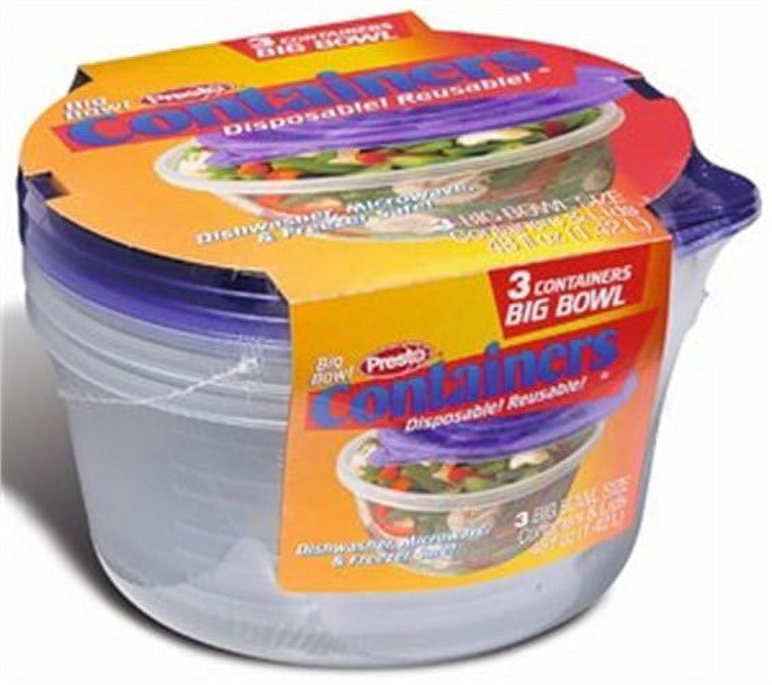 Gkl28369-8 48Oz Big Bowl Cont.3Ctdisppurple Lid, Presto Products Co ...