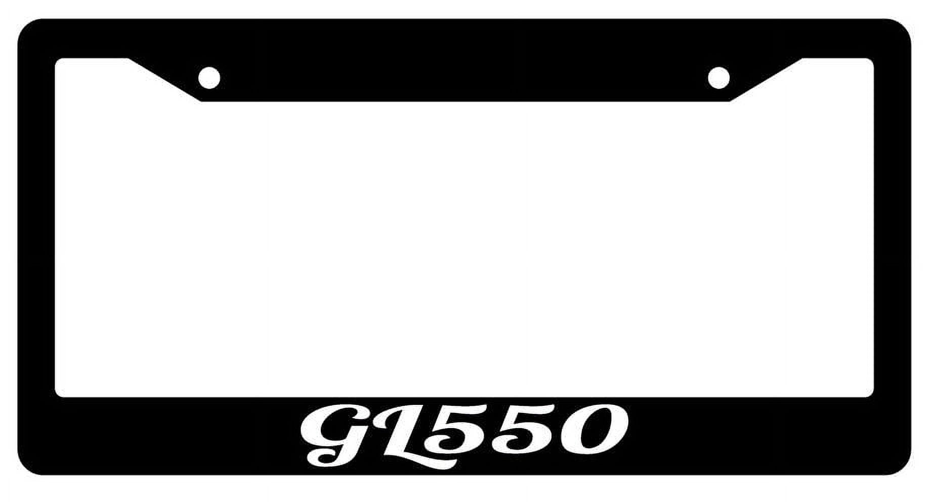 Gl 550 SCRIPT Black Plastic License Plate Frame AMA - Walmart.com