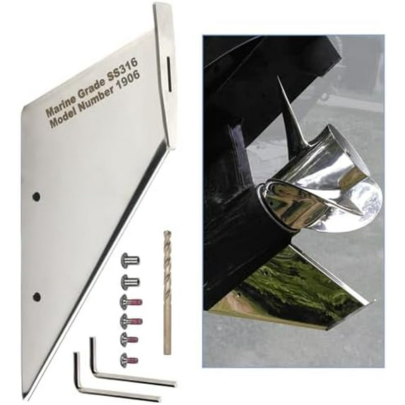 GlückMarine 27071 Boat Skeg Safe Repair Guard Fits Nissan Tohatsu Honda ...