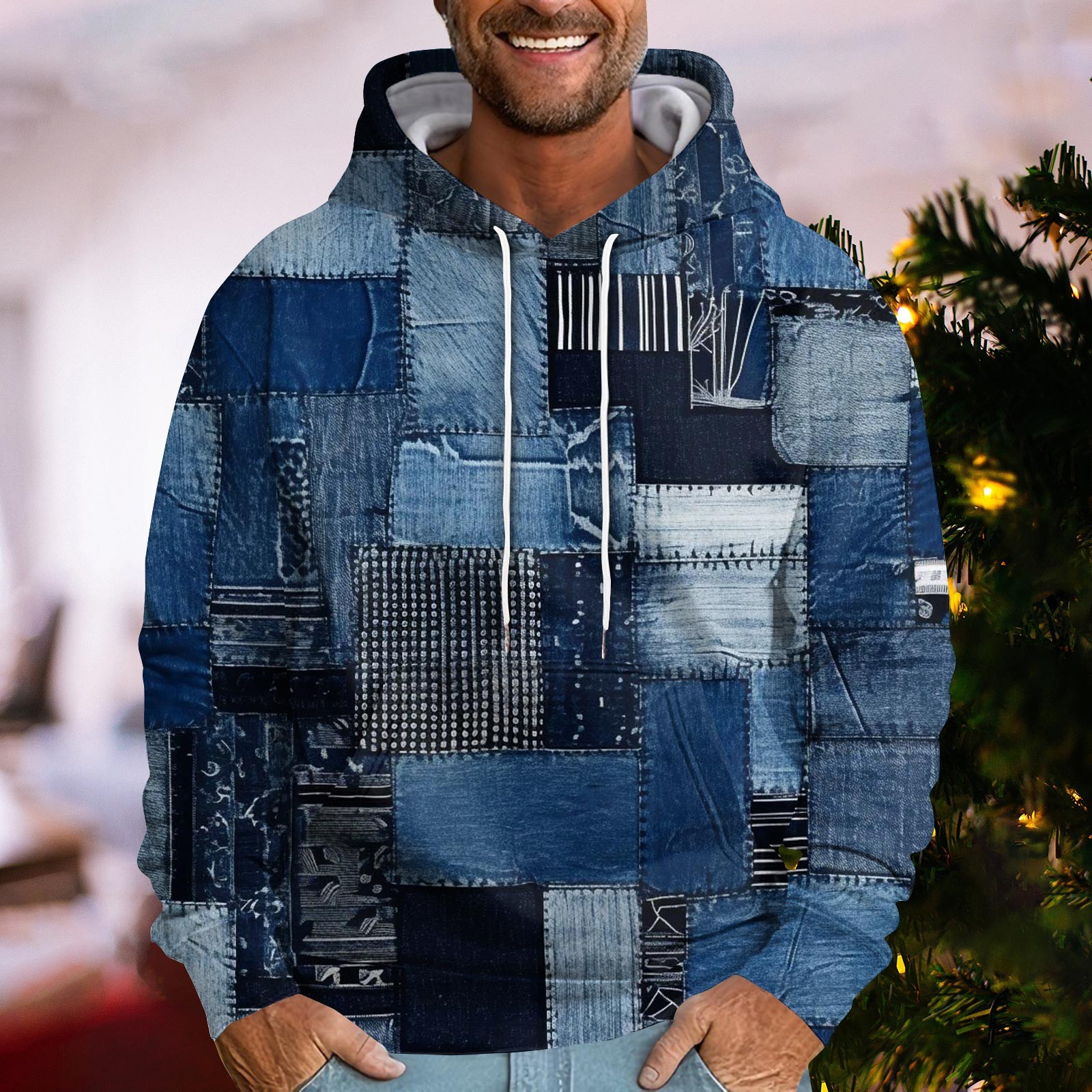 GlTpooo Mens Fashion Hoodies and Sweatshirts Men's Loose Ethnic Style ...