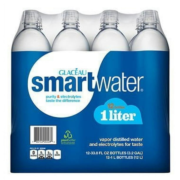 Glaceau SmartWater Water (1L bottles, 15 pk.) - Walmart Business Supplies