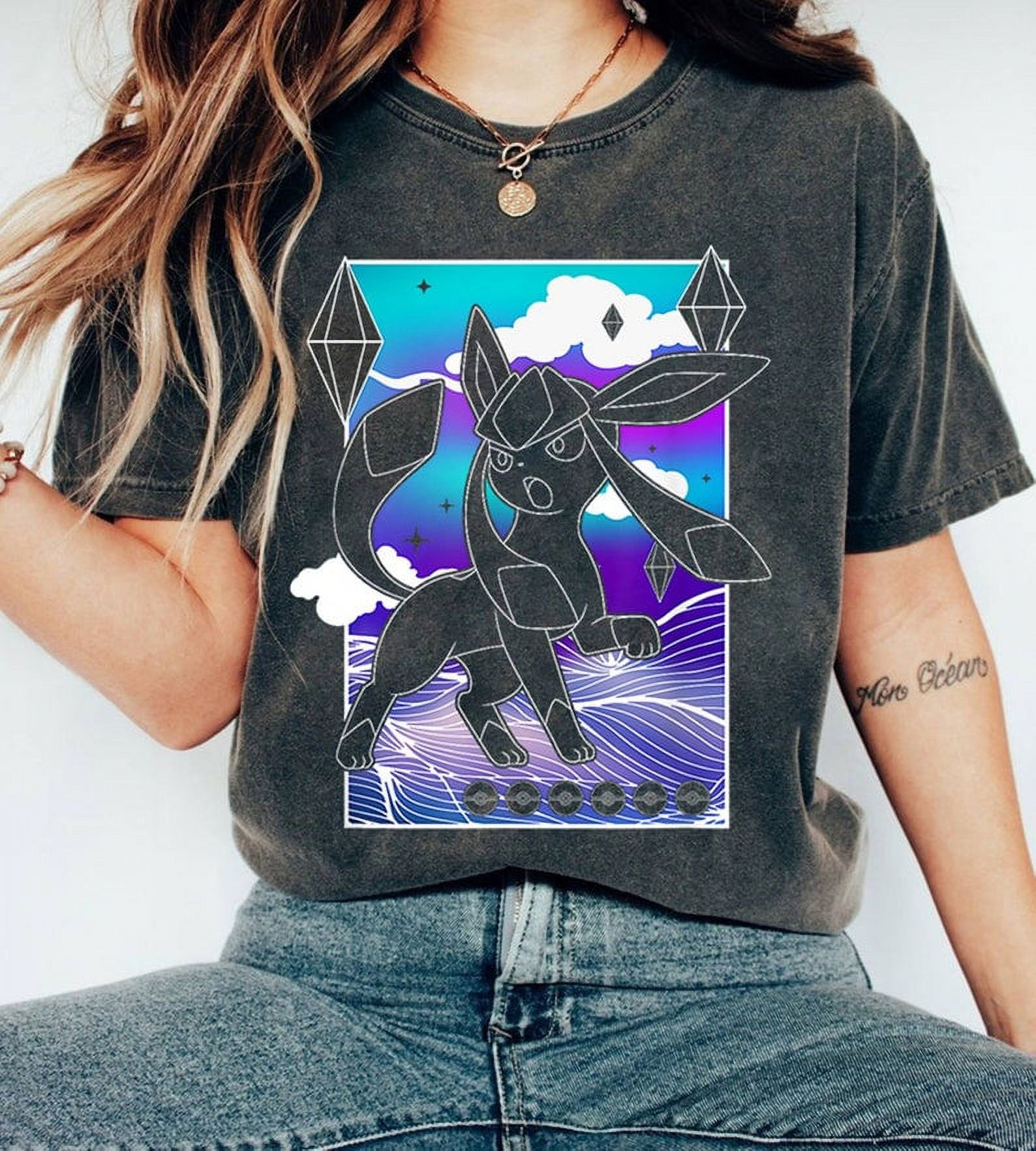 Glaceon Shirt, Glaceon Pkm Lovers Shirt, Jolteon Glaceon Leafeon Shirt ...