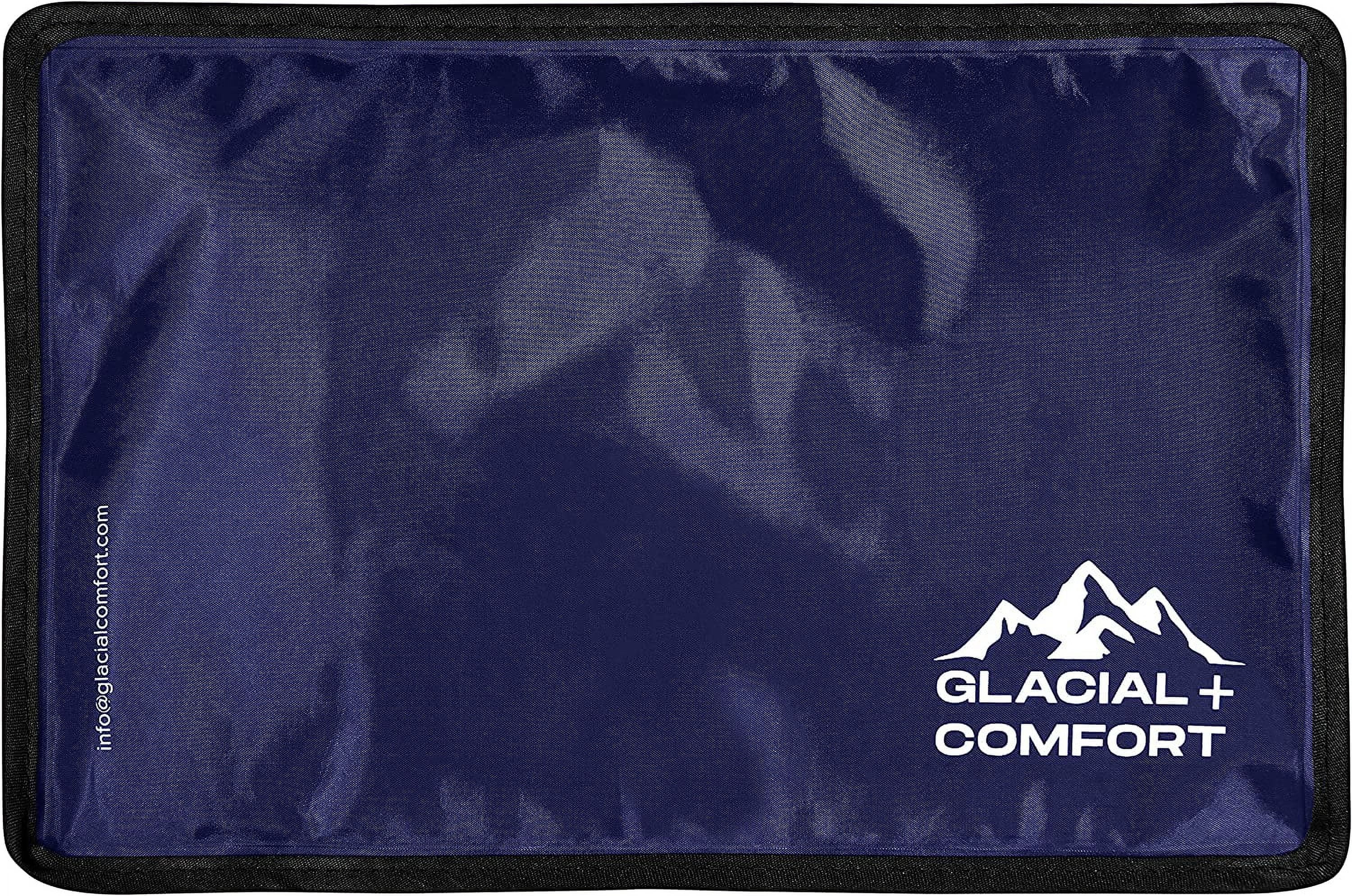 "Glacial Comfort Gel Ice Pack - Reusable, Flexible, Therapeutic Back ...