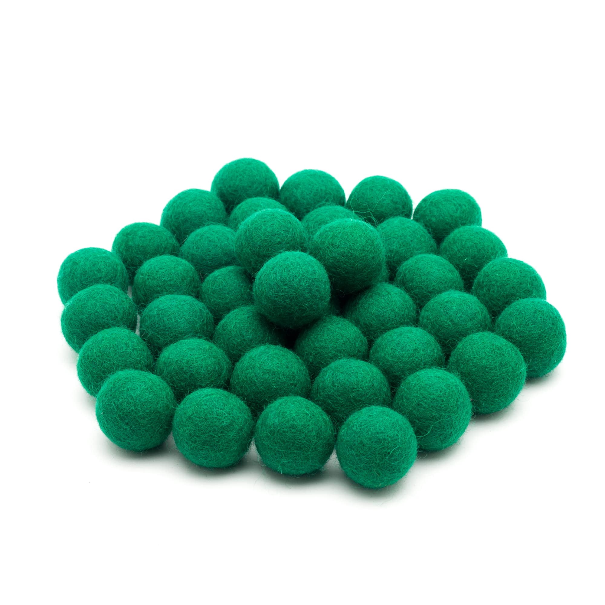 Glaciart One Felt Wool Balls, Felt Pom Poms (40 Pieces) 1 Centimeter ...