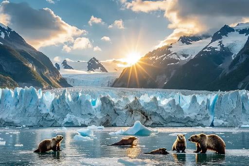Glacier Bay Alaska National Park Jigsaw 1000 Pieces Puzzle for Adults ...