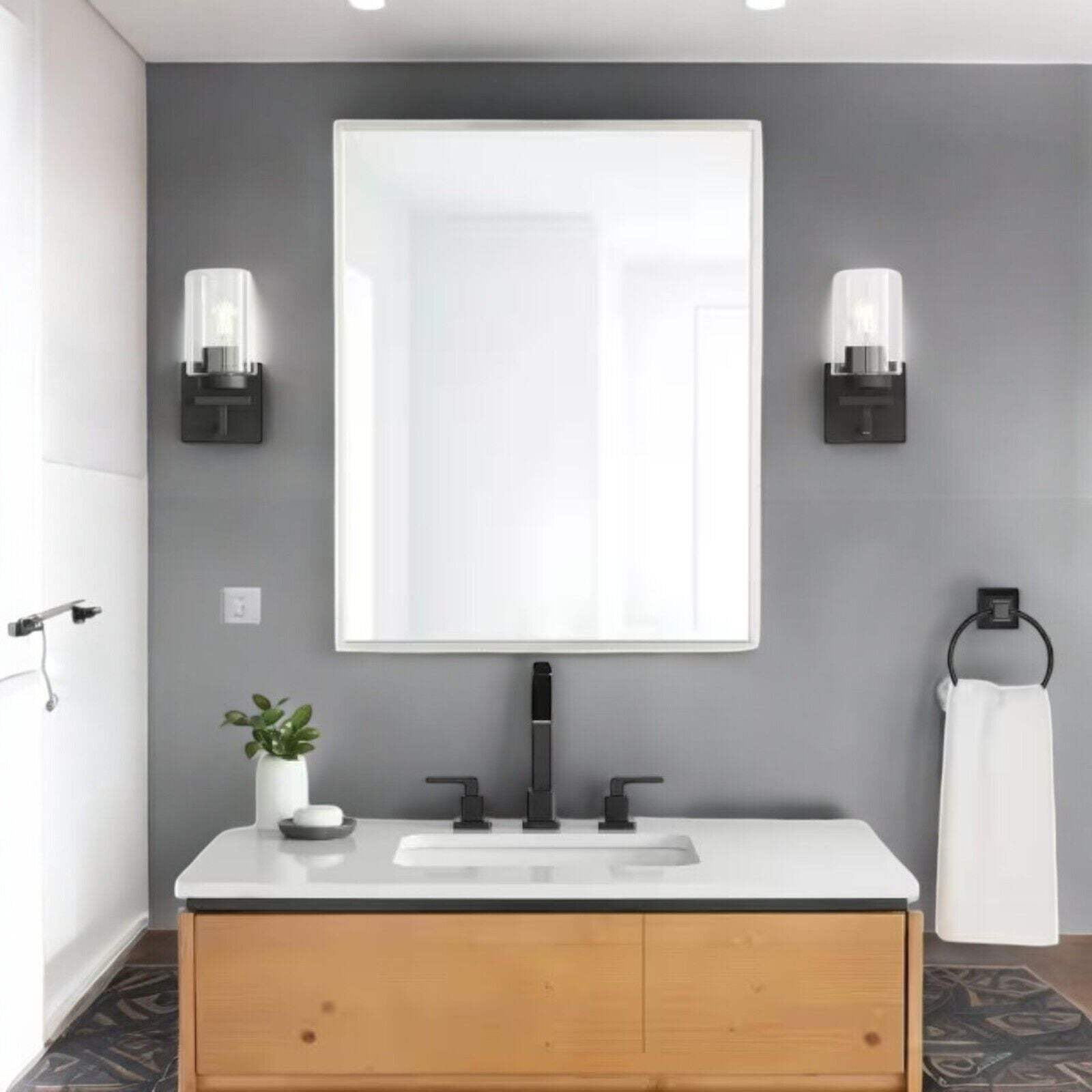 Glacier Bay ENRST24HD 24x30 Rectangular Brushed Nickel Medicine Cabinet ...