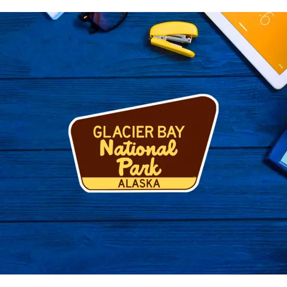 Glacier Bay National Park Alaska Travel Sticker Decal Sticker Phone ...