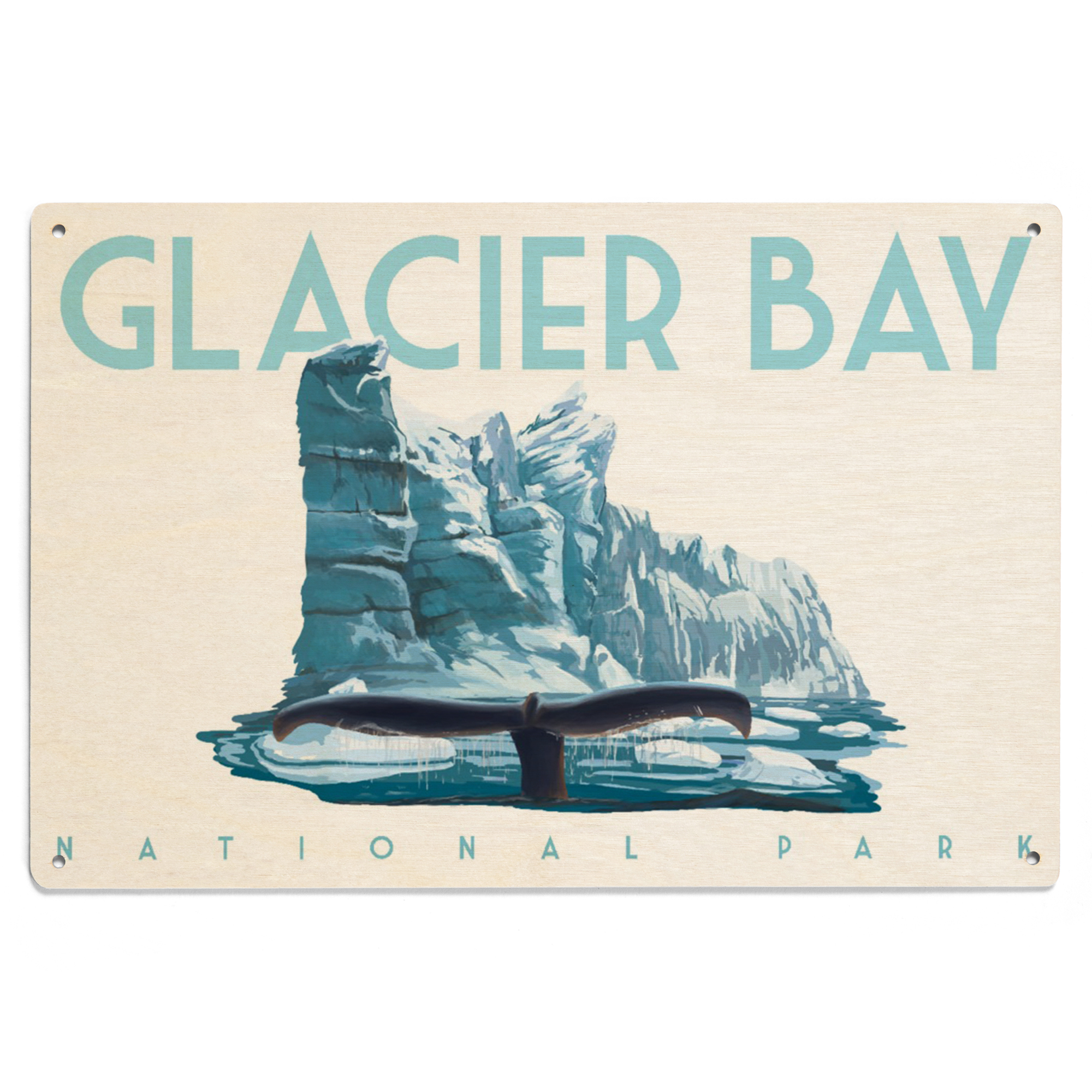 Glacier Bay National Park, Glacier, Whale Flukes, White Background ...