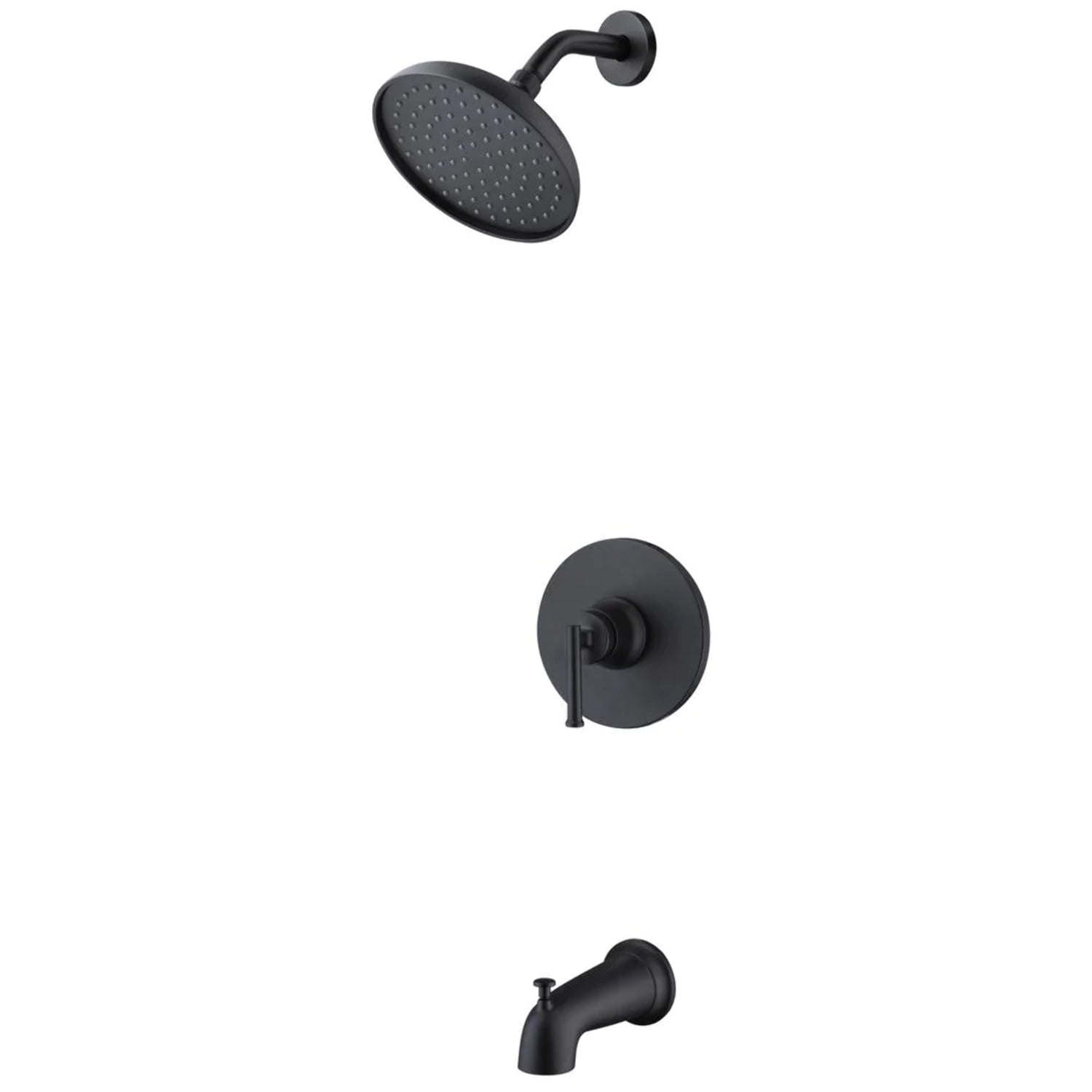 Glacier Bay Oswell Single Handle Tub/Shower Faucet, 1.8 GPM, Matte ...