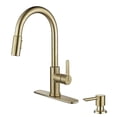 Glacier Bay Paulina Single Handle Pull Down Sprayer Kitchen Faucet with ...