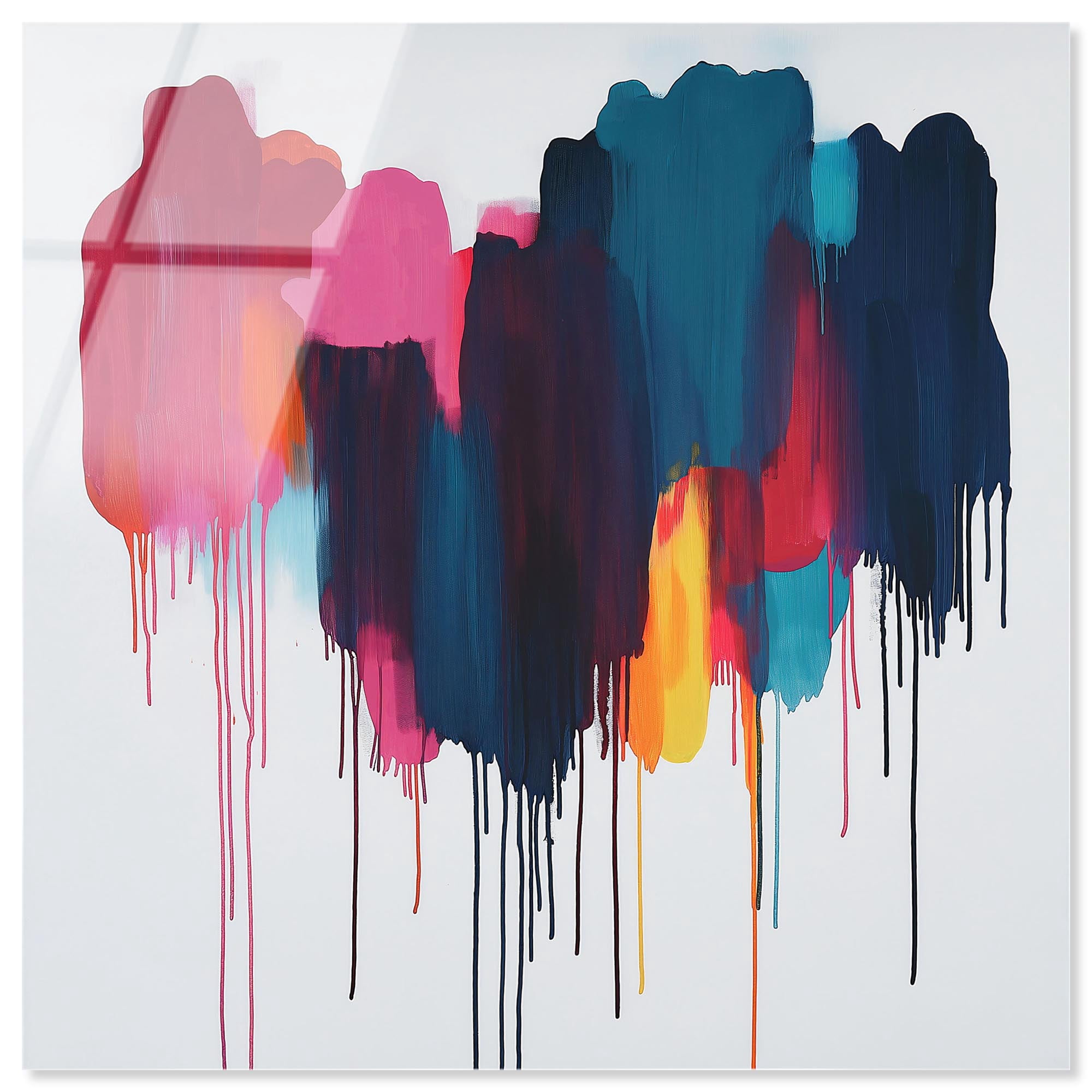 Glacier Color Glide Acrylic Colorful Abstracts by Art Remedy, Ready to ...