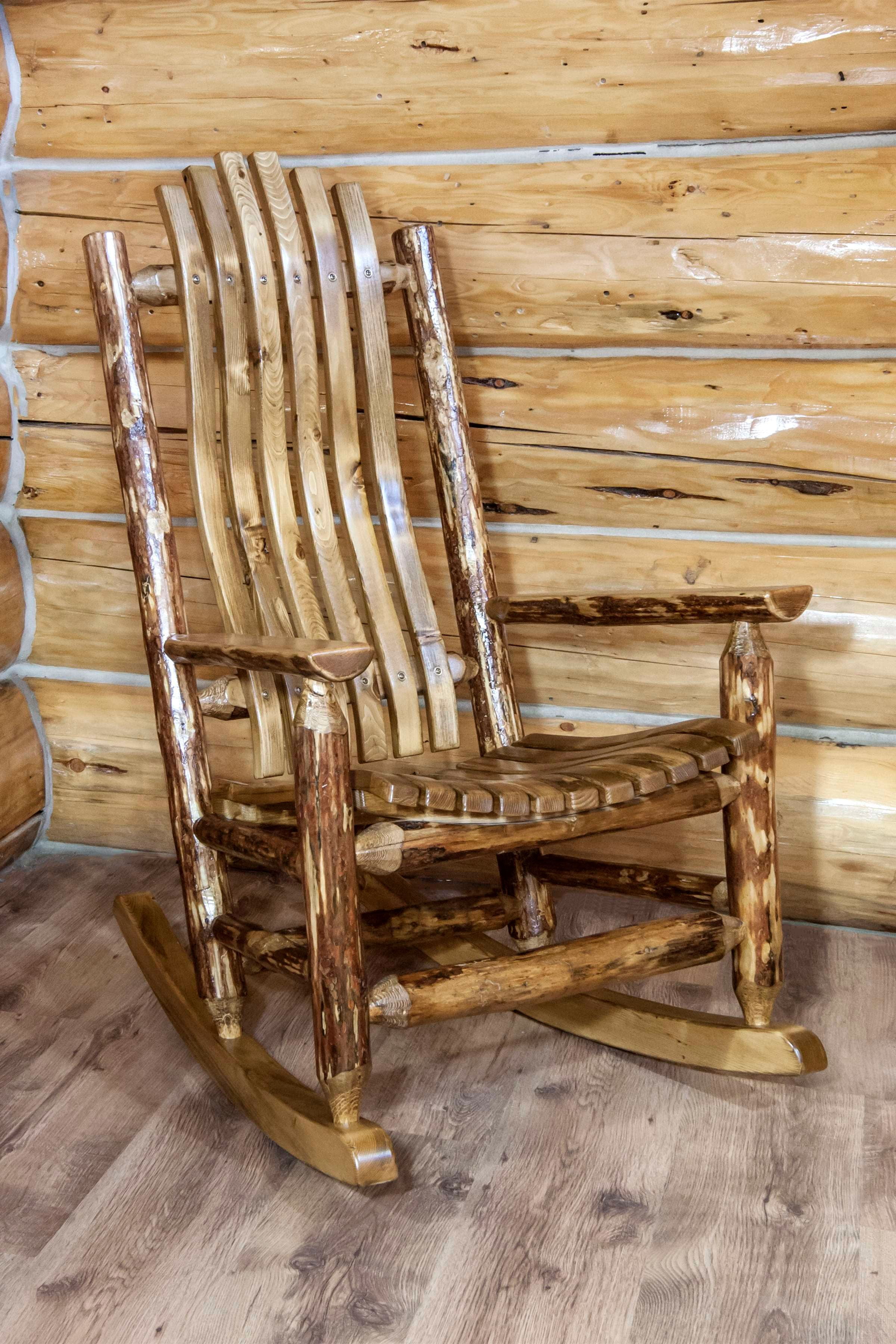 Glacier Country Collection Adult Log Rocker - Walmart.com