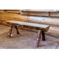 Montana Woodworks Glacier Country Collection, 4 Foot Half Log Wooden ...