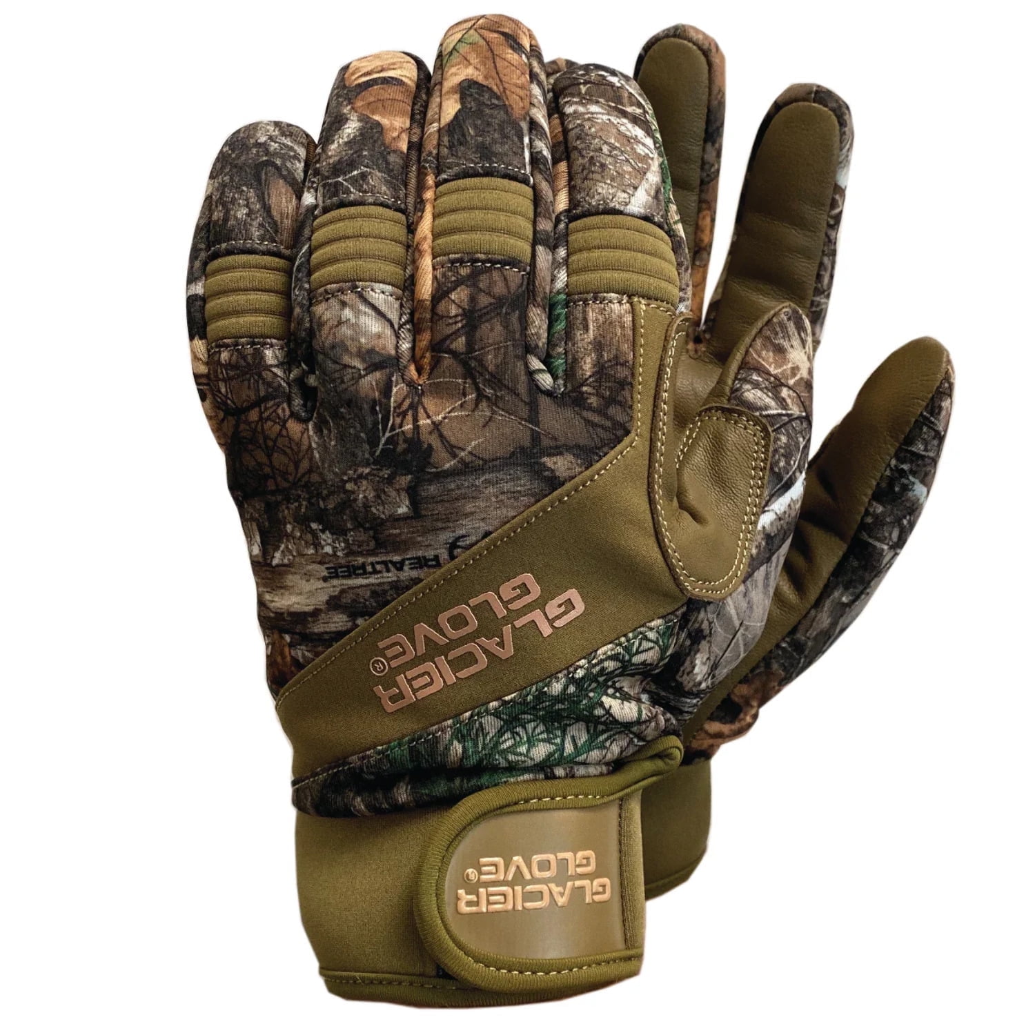 Glacier Outdoor Guide Glove Unisex 100% Leather Palm Water-Resistant ...