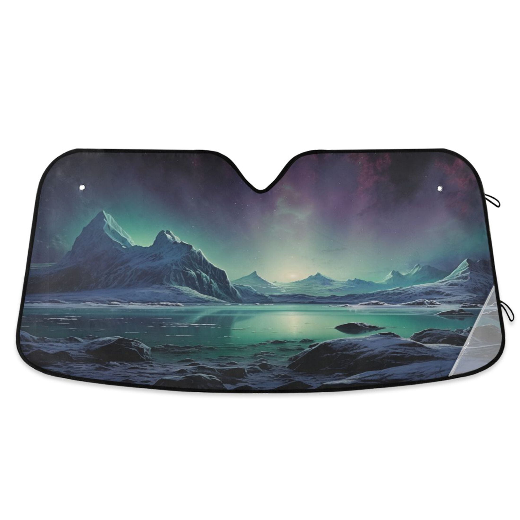 Glacier Iceberg Polar Light Windshield Sun Shade Automobile Visor ...