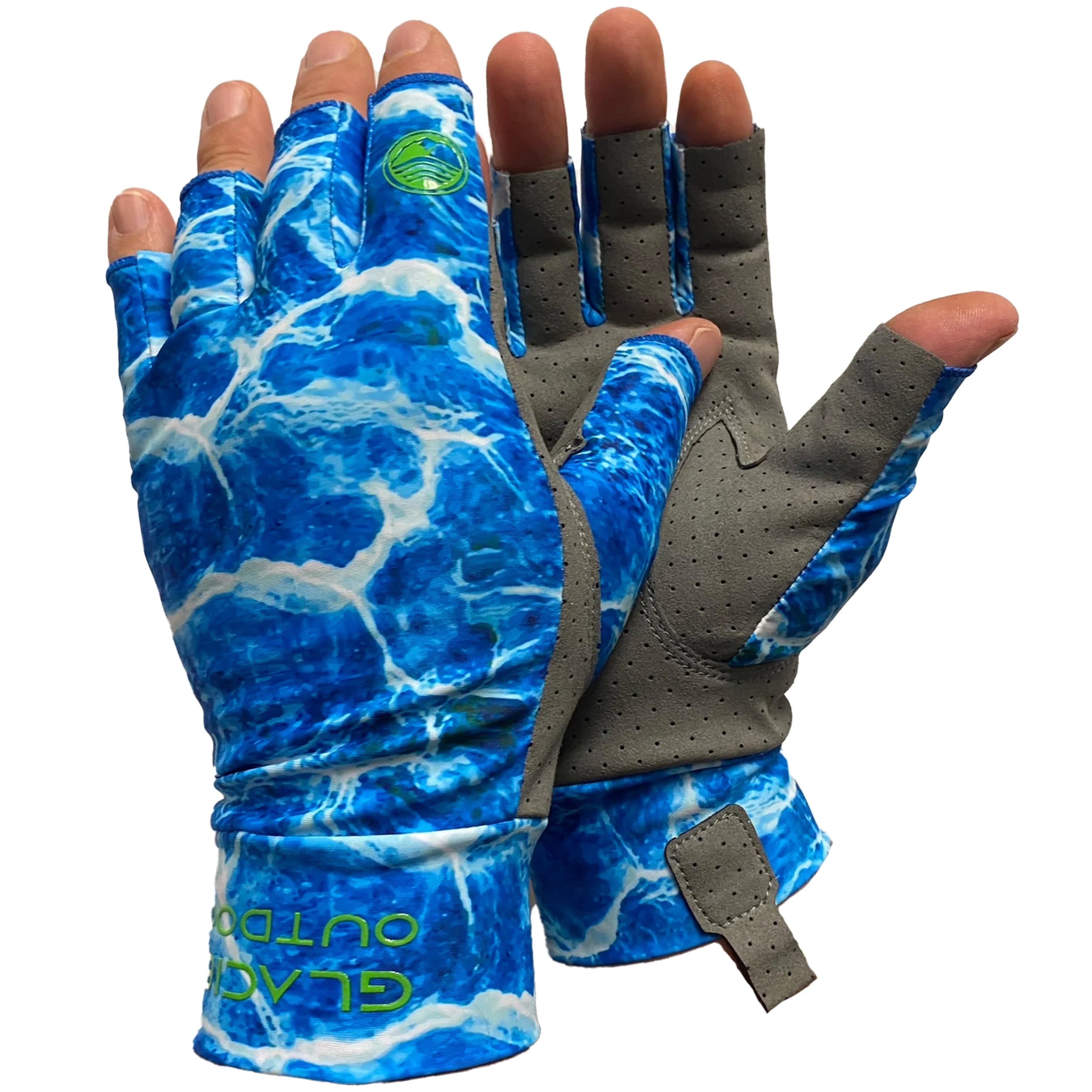 Glacier Outdoor Ascension Bay Sun Glove Unisex UV Protection Fingerless ...