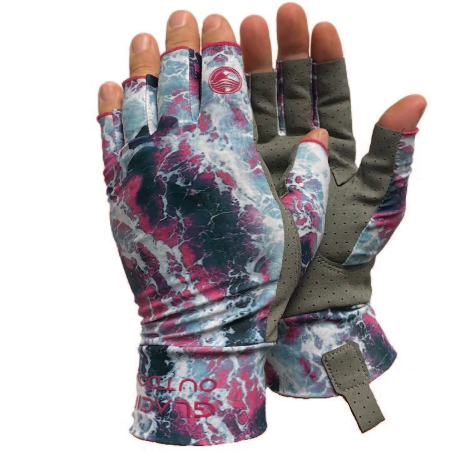 Glacier Outdoor Ascension Bay Sun Glove Unisex UV Protection Fingerless ...