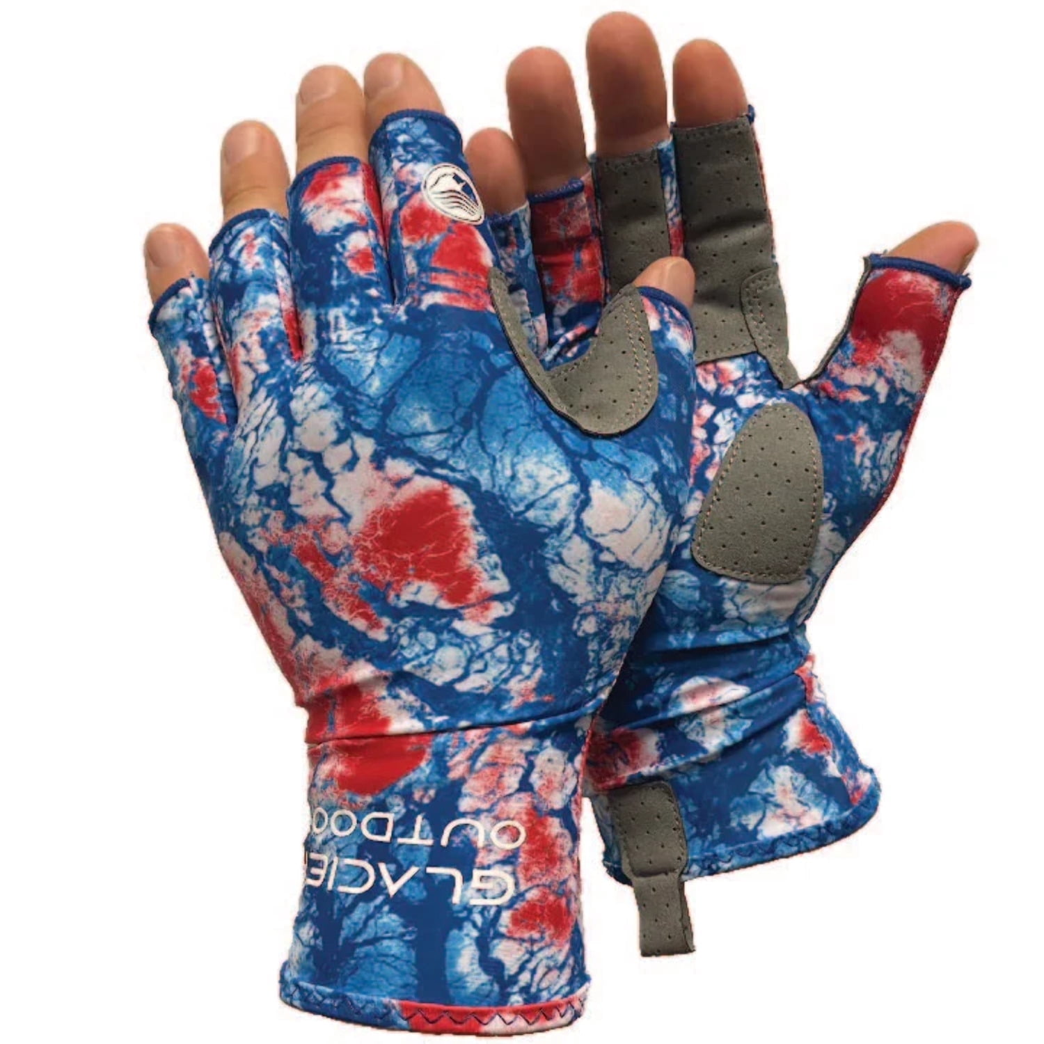 Glacier Outdoor Islamorada Sun Glove Unisex UV Protection Fingerless ...