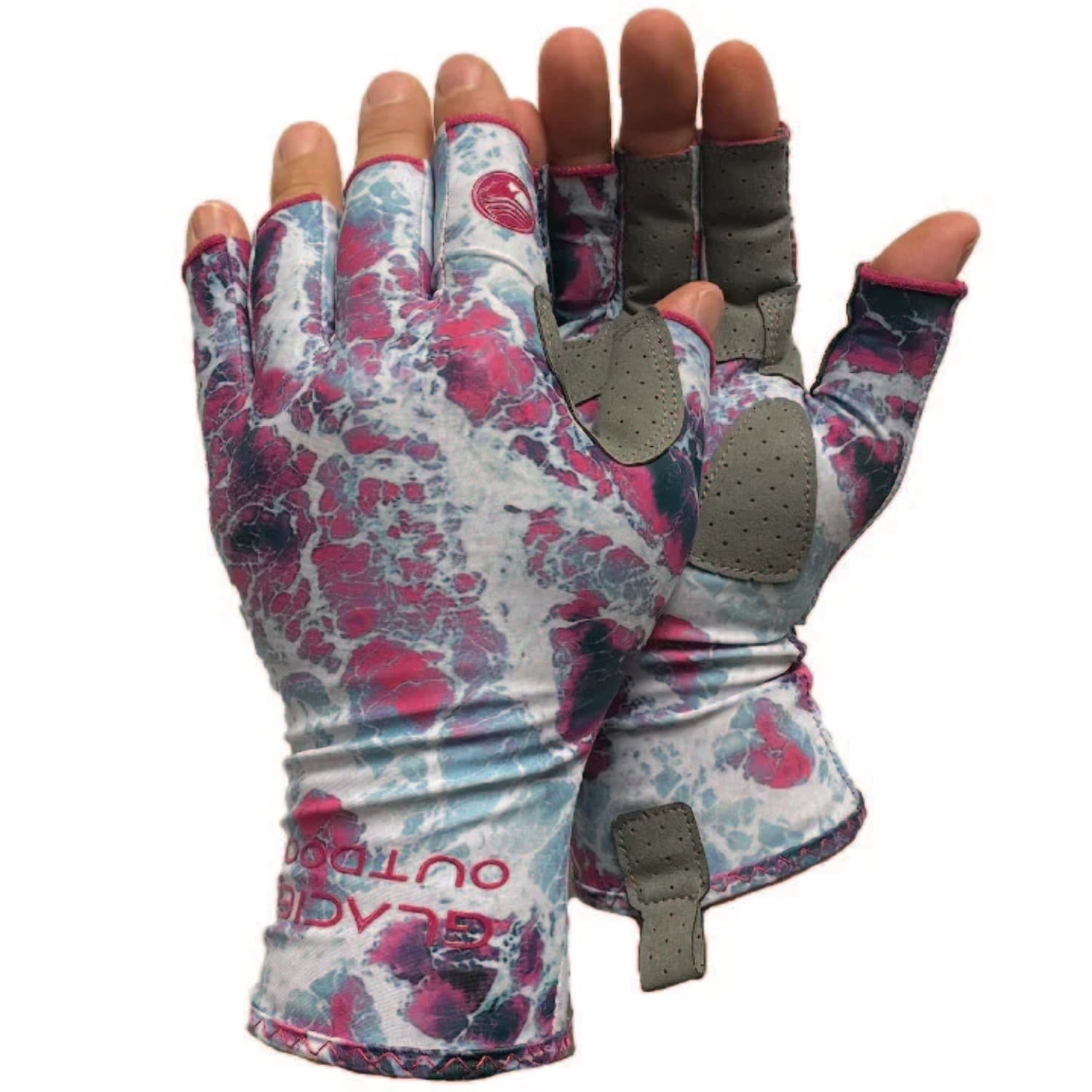 Glacier Outdoor Islamorada Sun Glove Unisex UV Protection Fingerless ...