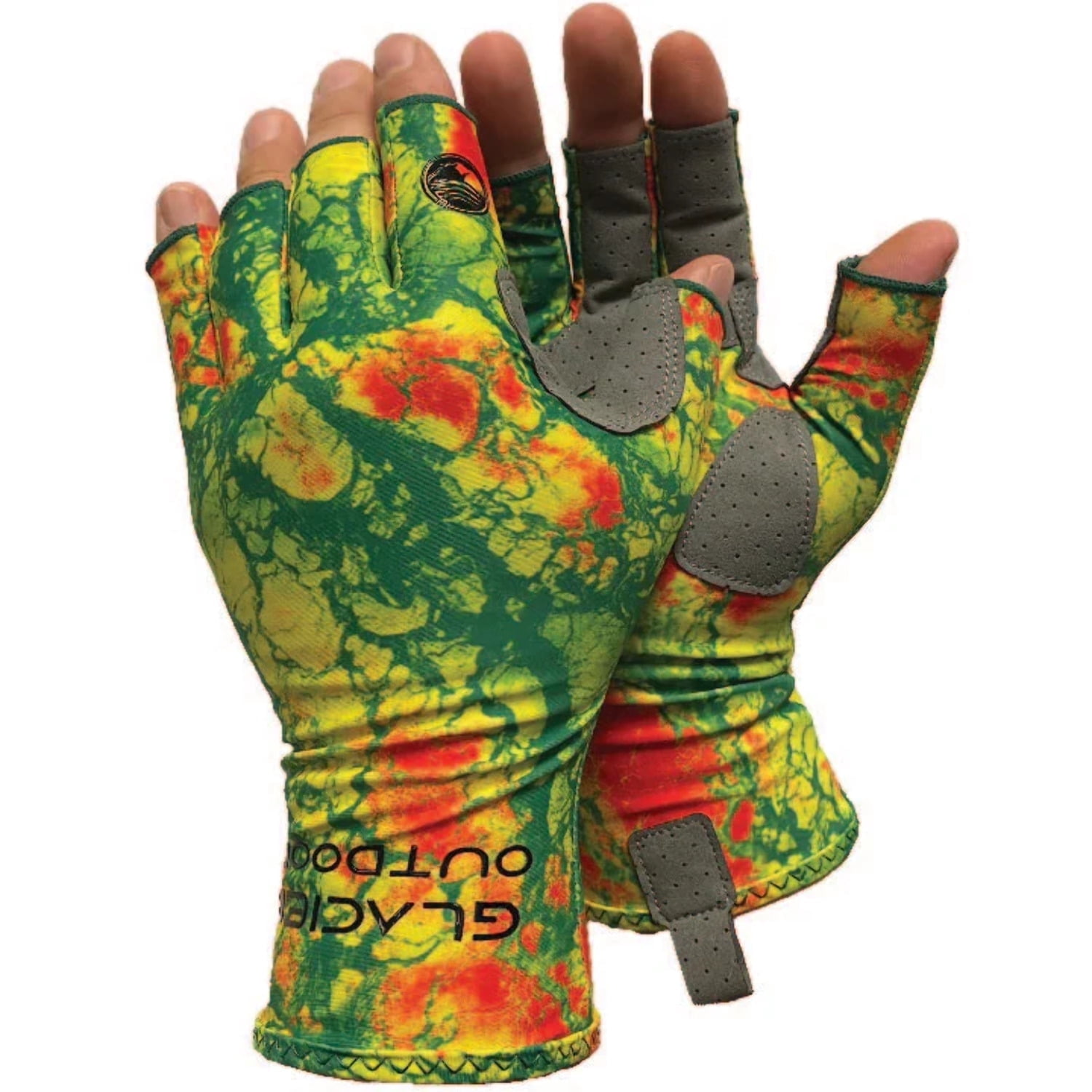 Glacier Outdoor Islamorada Sun Glove Unisex UV Protection Fingerless ...