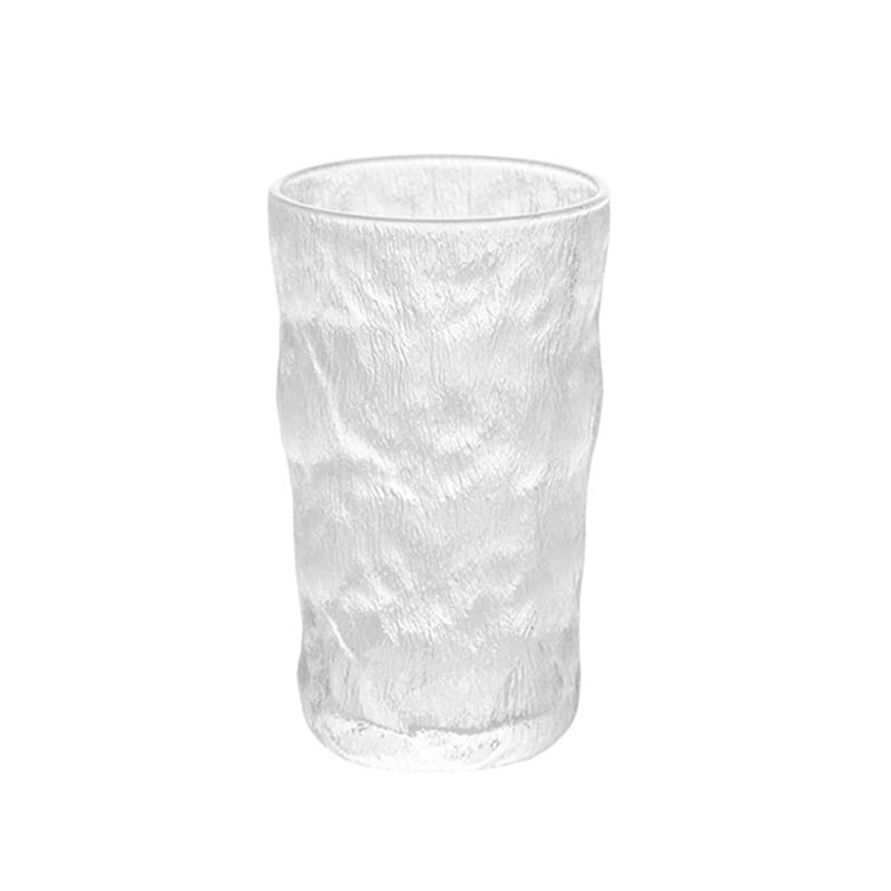 Glacier Pattern Glass Cup Premium Drinking Glasses Tumblers Vintage ...