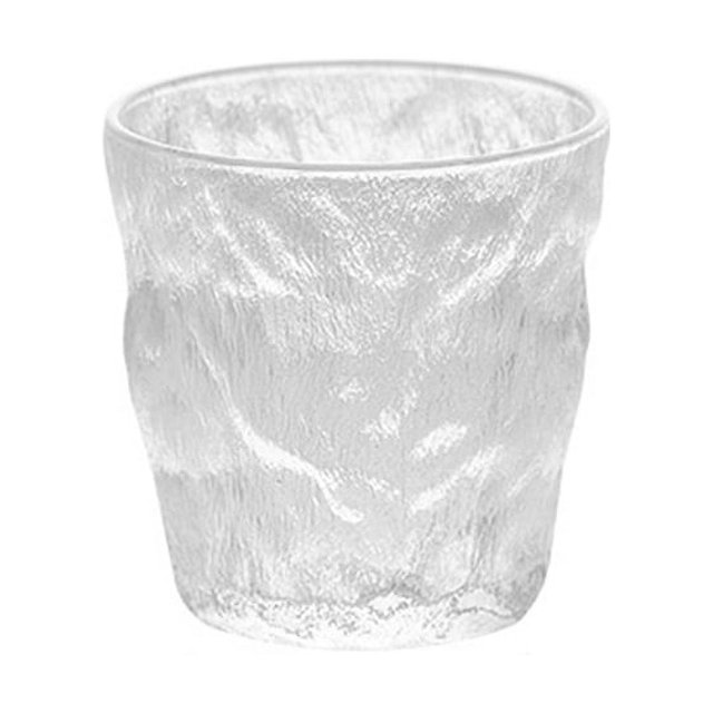 Glacier Pattern Glass Cup Premium Drinking Glasses Tumblers Vintage ...