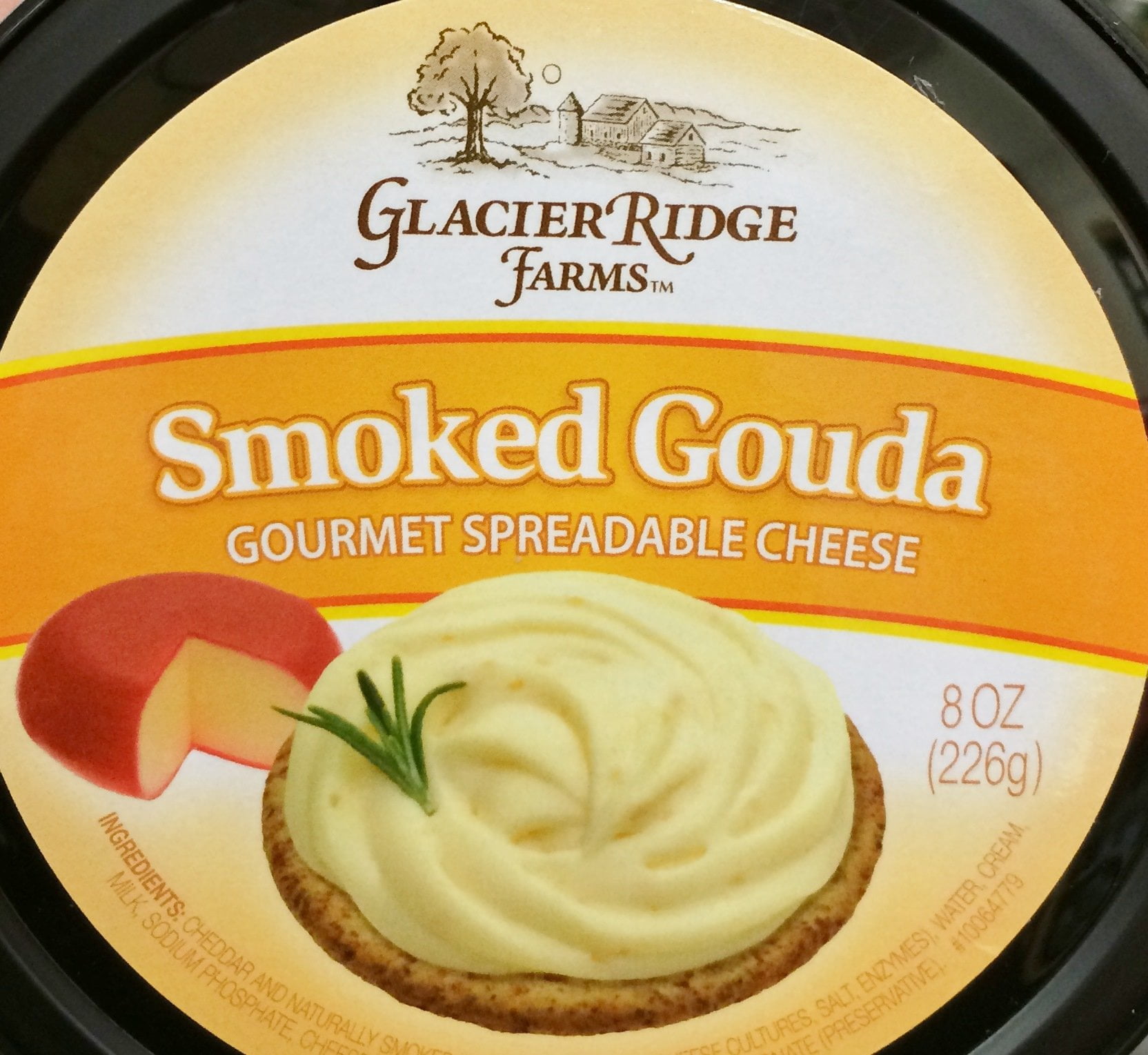 Glacier Ridge Farms Smoked BCF26 Gouda Gourmet Spreadable Cheese 8oz ...