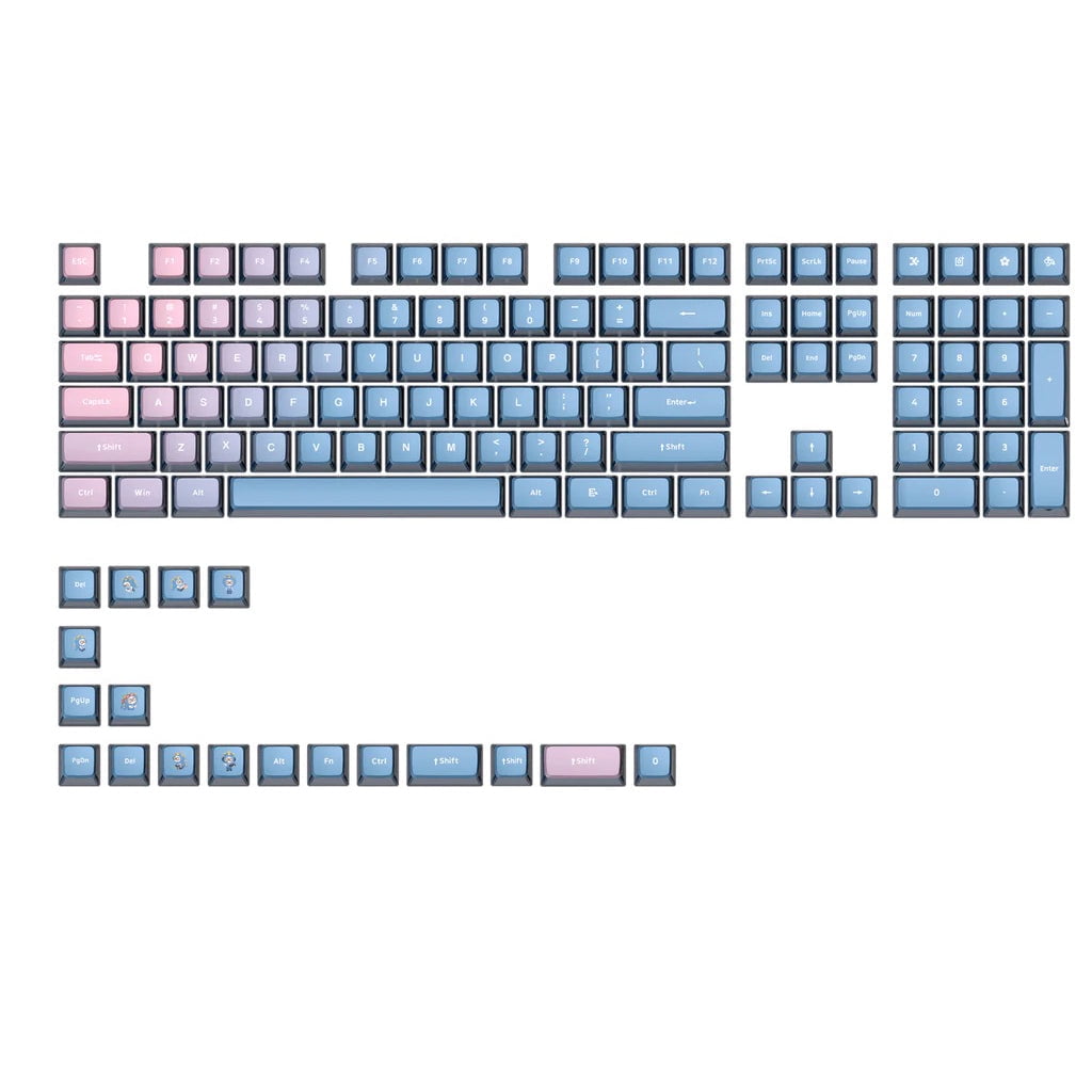 Glacier Skyloong GK7 PBT Translucent Keycaps - Walmart.com