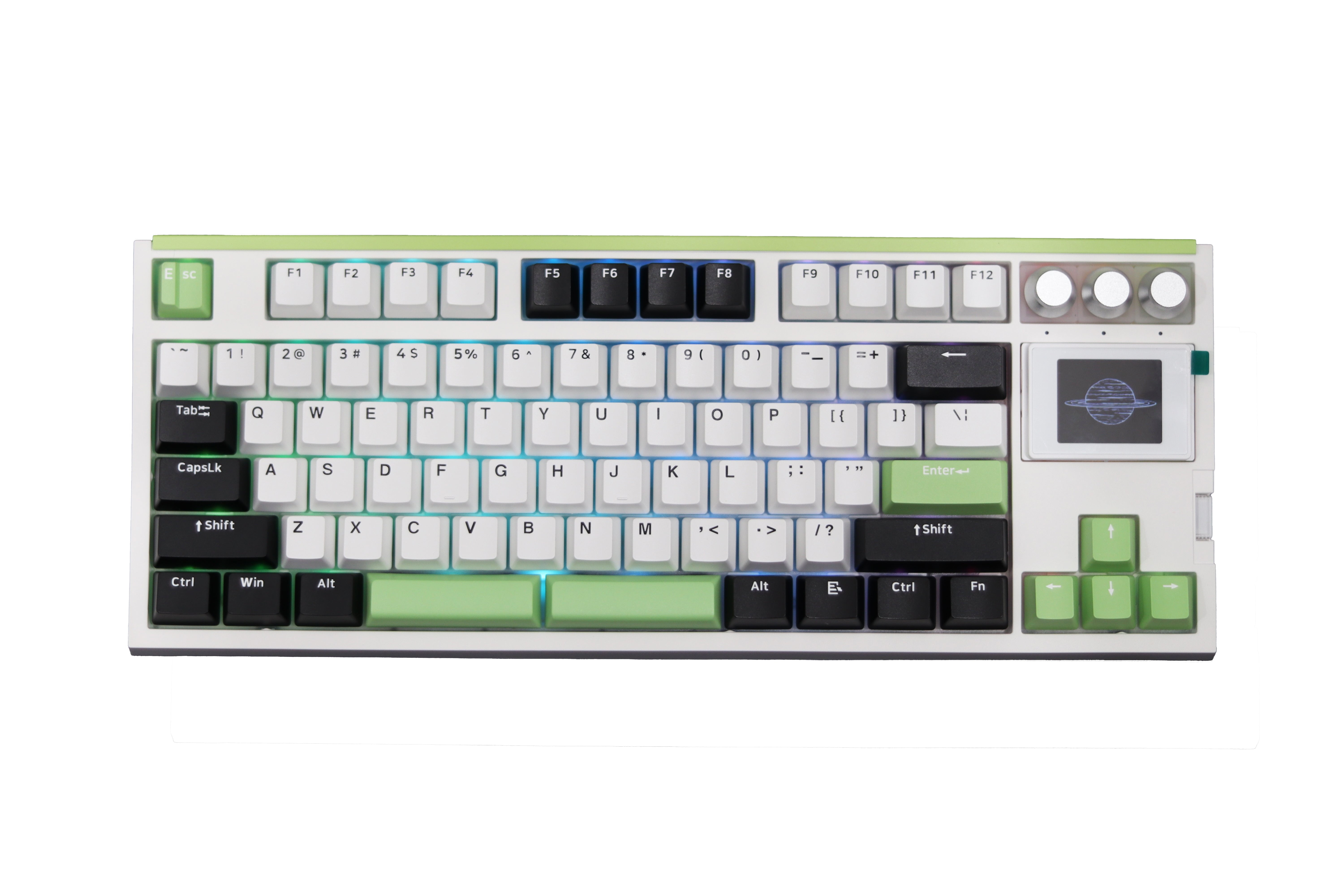 Glacier Skyloong GK87 Pro Wireless/Wired Mechanical Keyboard - Walmart.com