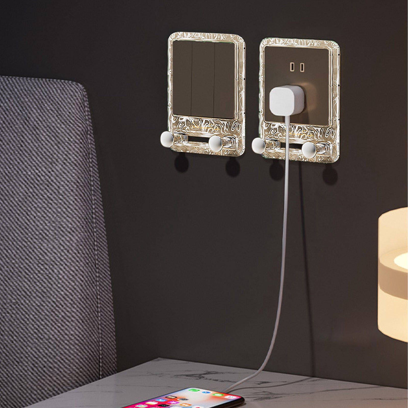 Glacier Sticker Hook Socket Decorative Wall Sticker Cover Cover ...