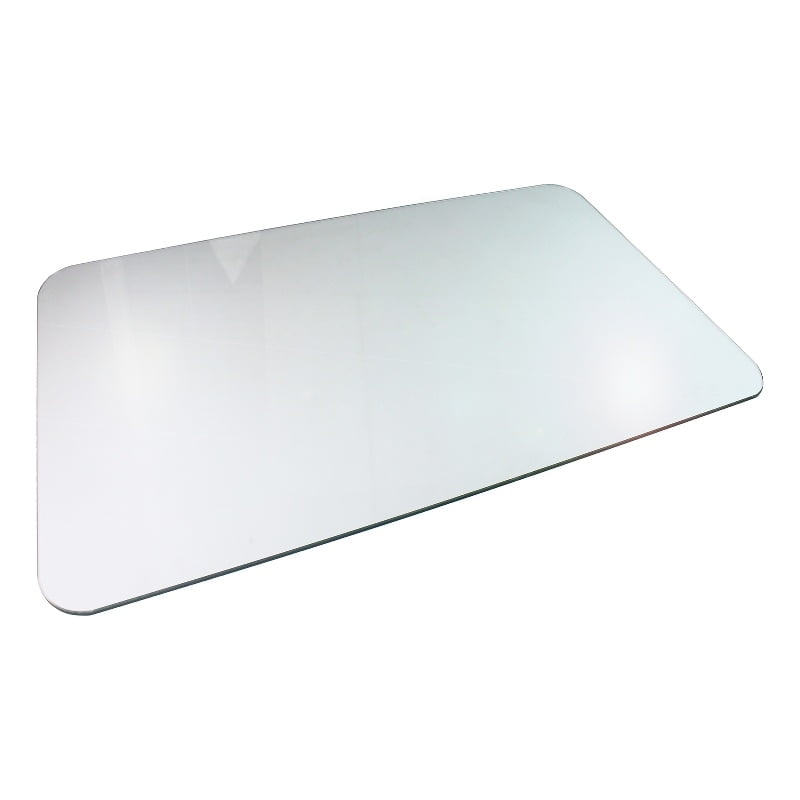Glaciermat Heavy Duty Glass Chair Mat for Hard Floors & Carpets - 36" x ...