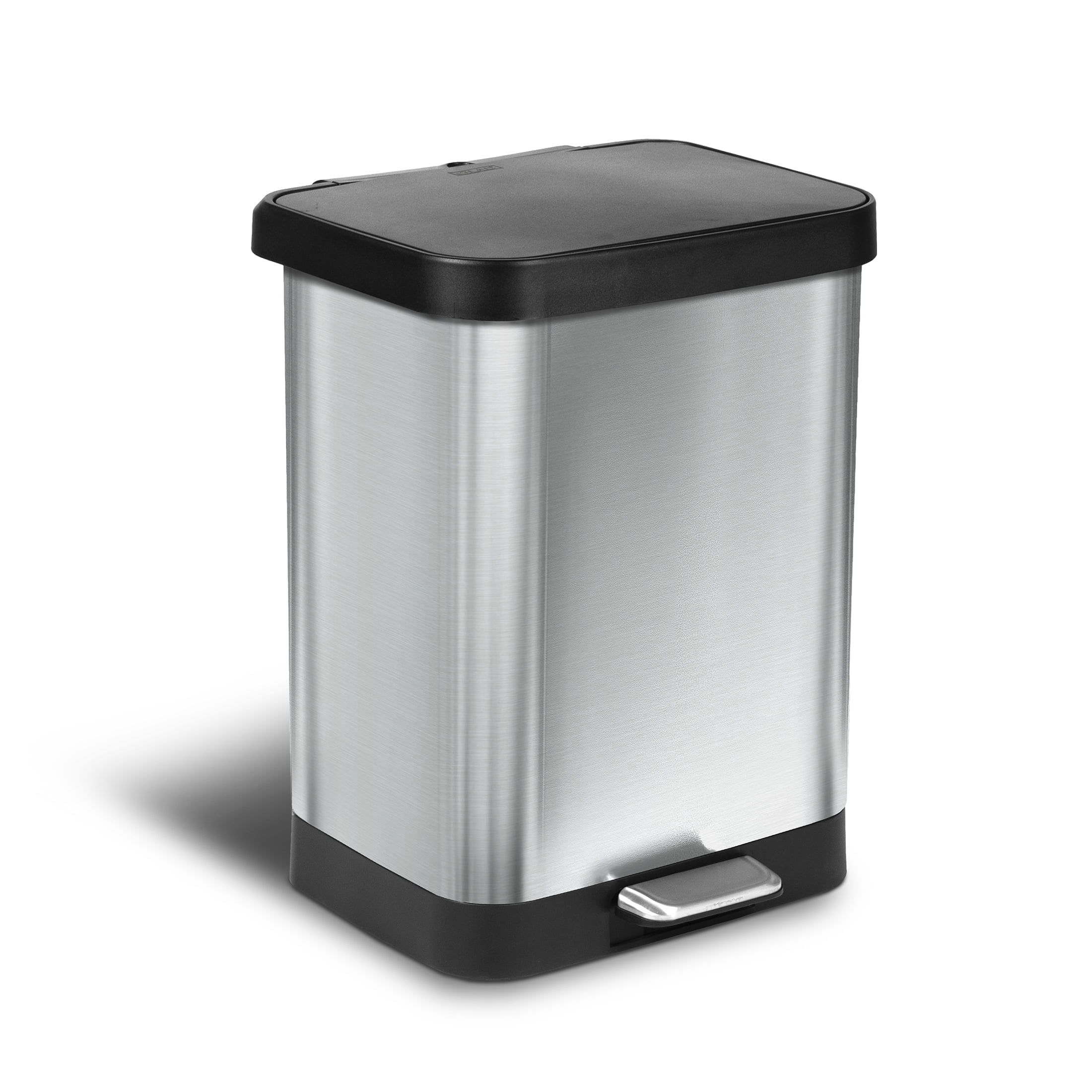 13 Gal Stainless Steel Step Trash Can
