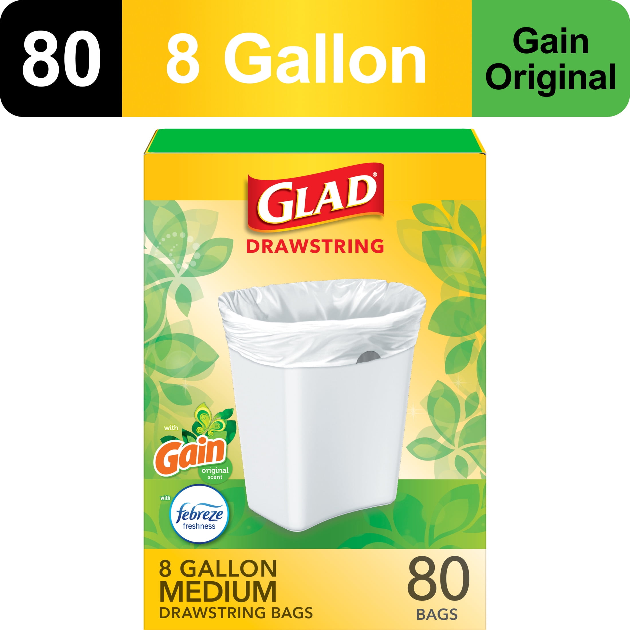 Glad 8 Gallon Trash Bags