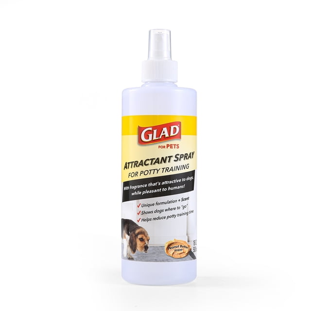 Glad For Pets Attractant Potty Training Spray for Dogs & Puppies, 16oz ...