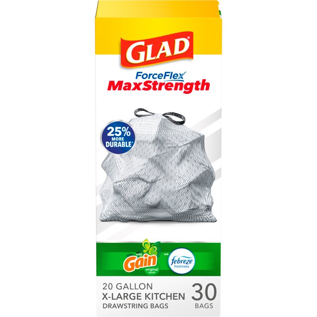 Glad 20 Gallon Trash Bags