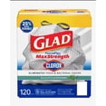 Glad ForceFlex MaxStrength with Clorox Eucalyptus and Peppermint Tall ...