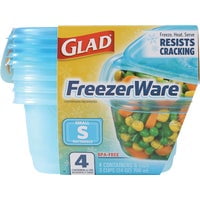 Glad FreezerWare Food Storage Container 4CT24OZ RECFRZ, Each - Walmart.com