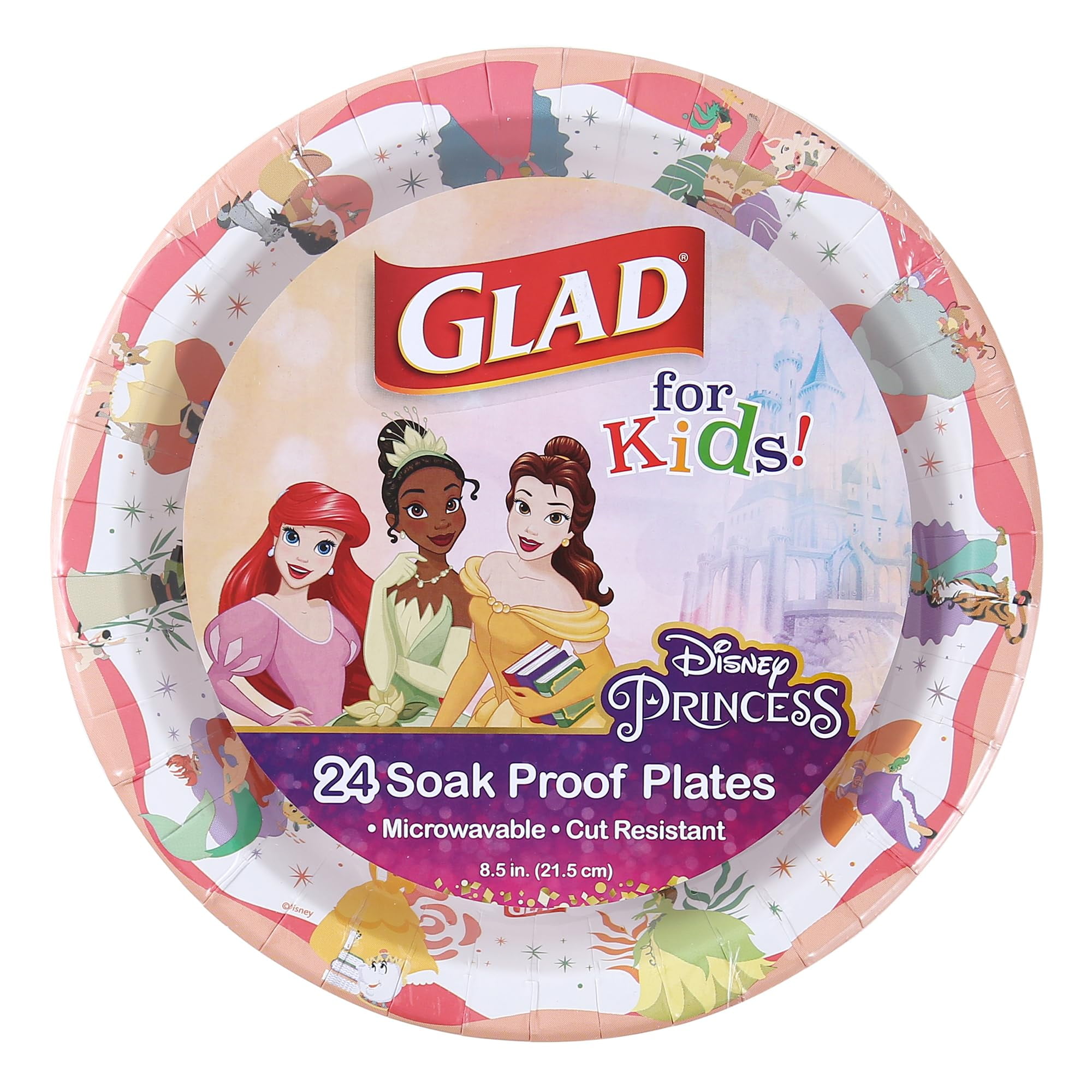 Glad for Kids Disney Princess â€œMagic is in All of Usâ€ 8.5â€ Paper ...