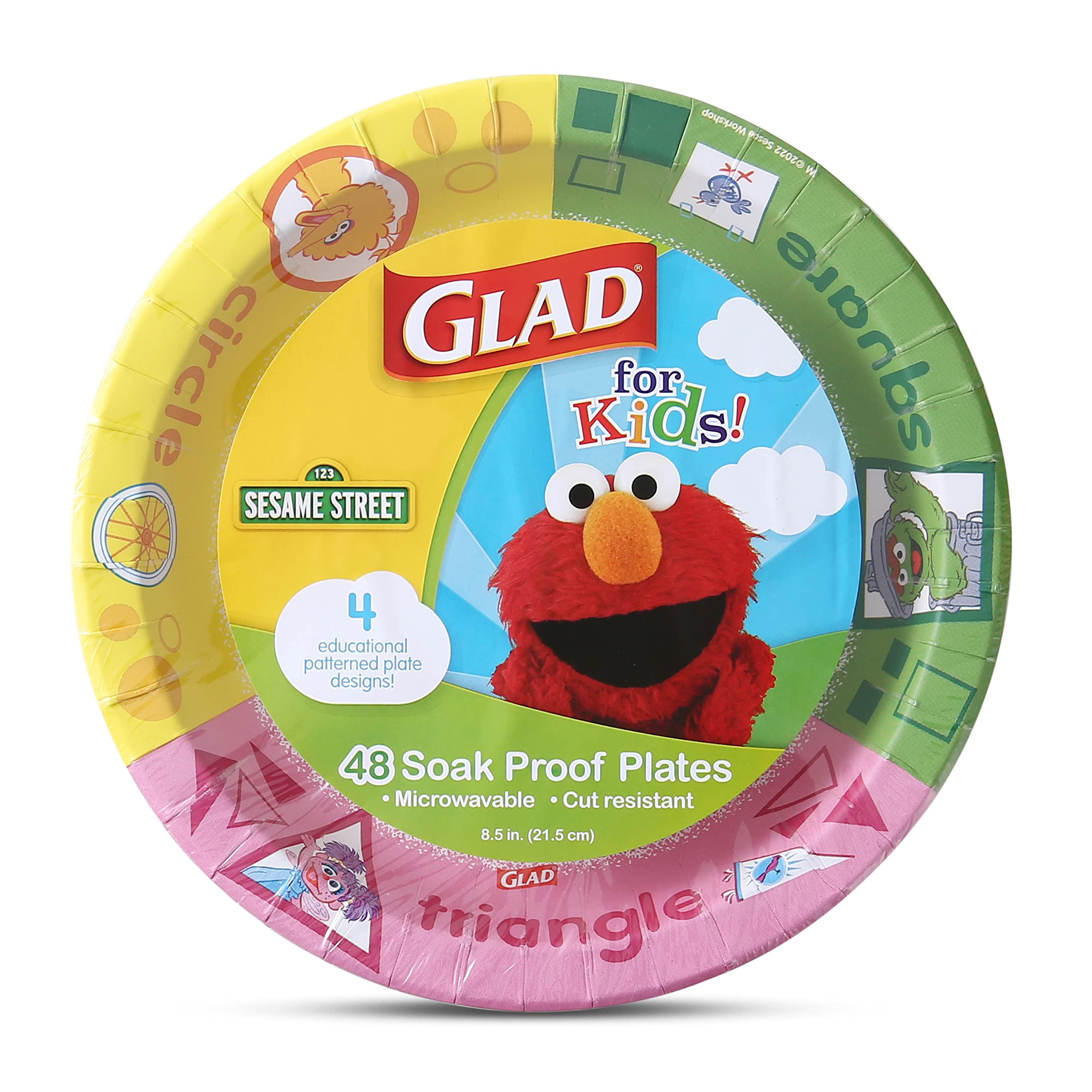 Glad for Kids Sesame Street Paper Plates Preschool Curriculum Style ...
