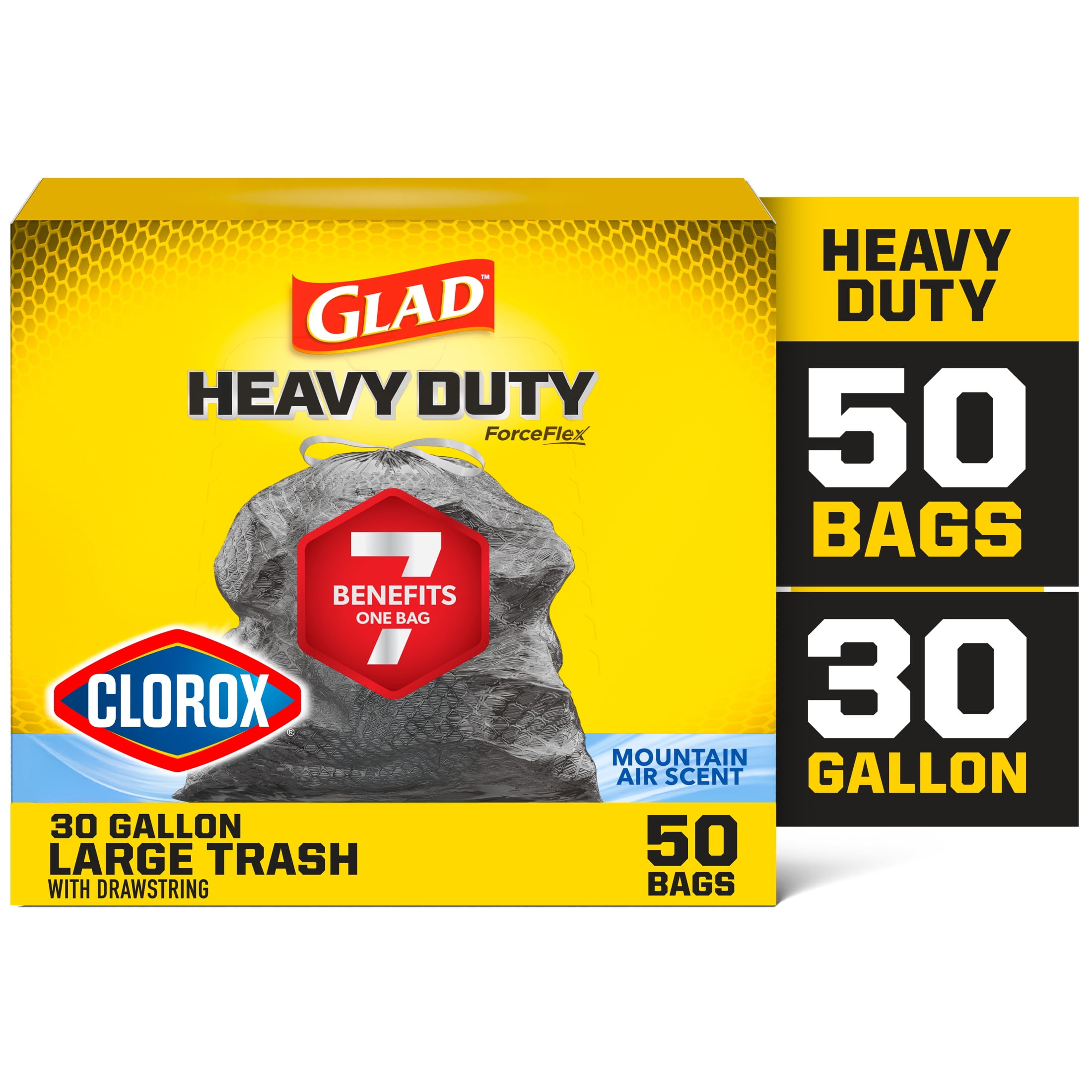Glad ForceFlex Trash Bags | Heavy duty carts - Walmart Business Supplies