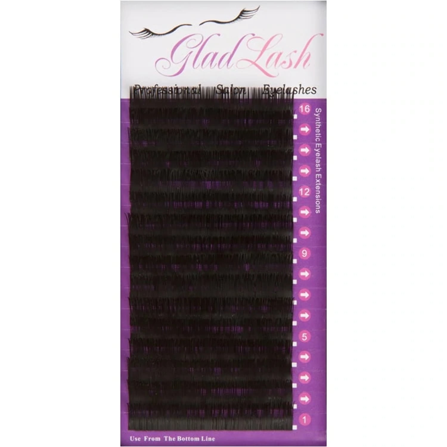 Glad Lash Professional Silk Eyelash Extensions - Walmart.com