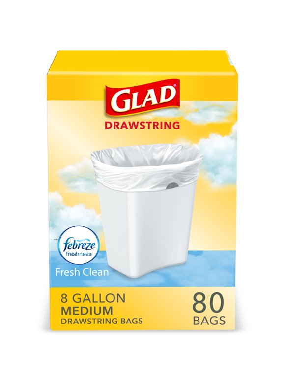 8 Gallon Drawstring Trash Bags