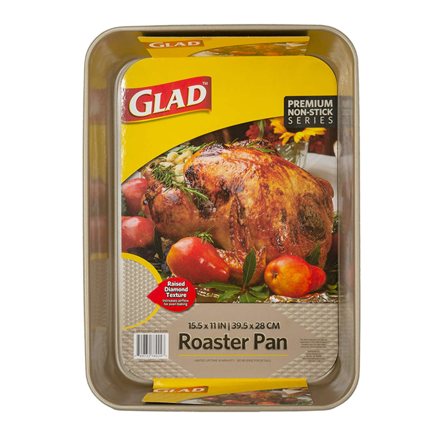 Glad® Premium Roaster Pan Gold - Walmart.com