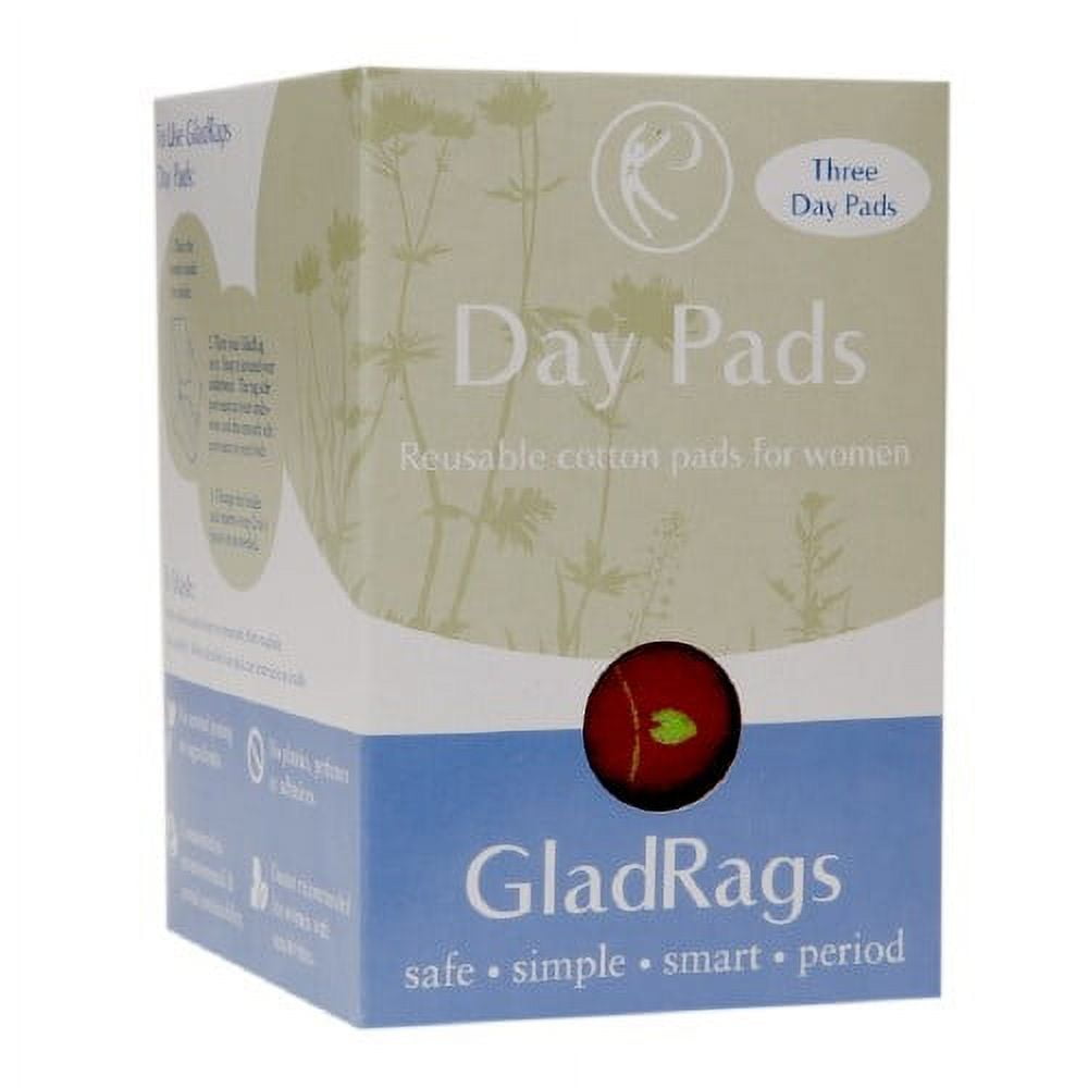 Glad Rags Reusable Cotton Day Pads, Regular, 3 Ct - Walmart.com