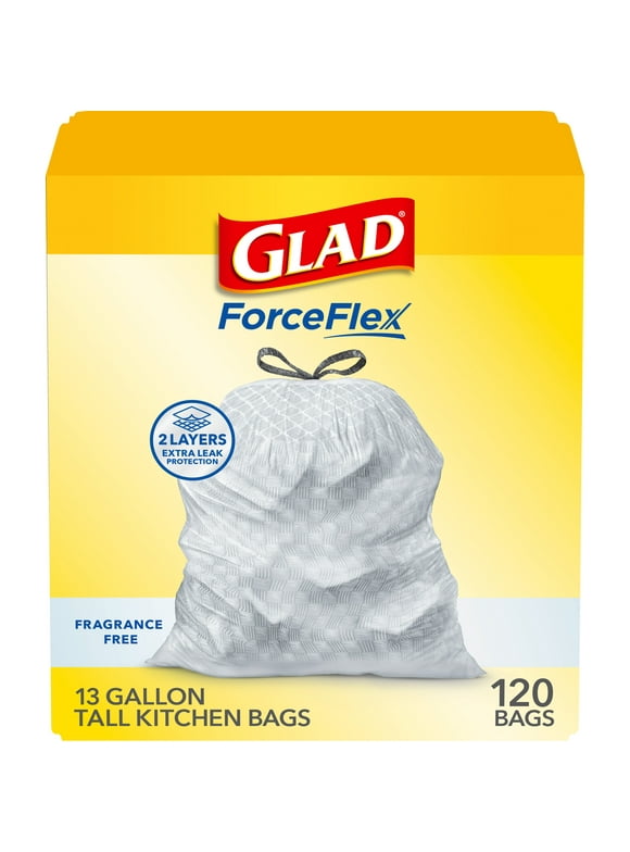 13 Gallon Trash Bags in Trash Bags - Walmart.com