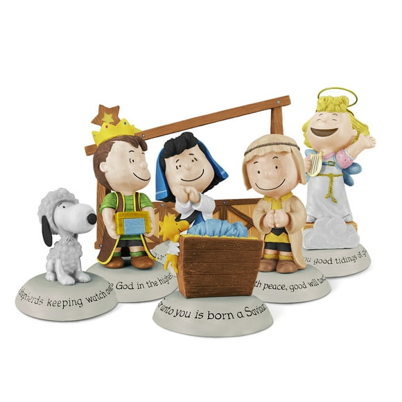 Charlie Brown Nativity Set