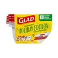 GladWare Holiday Food Storage Containers with Reversible Gift Tags, 3 ...