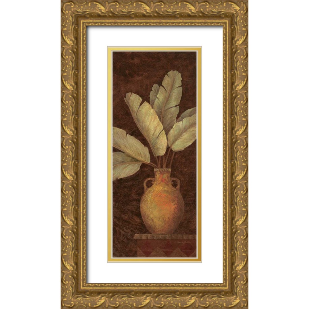 Gladding, Pamela 12x24 Gold Ornate Wood Framed with Double Matting ...