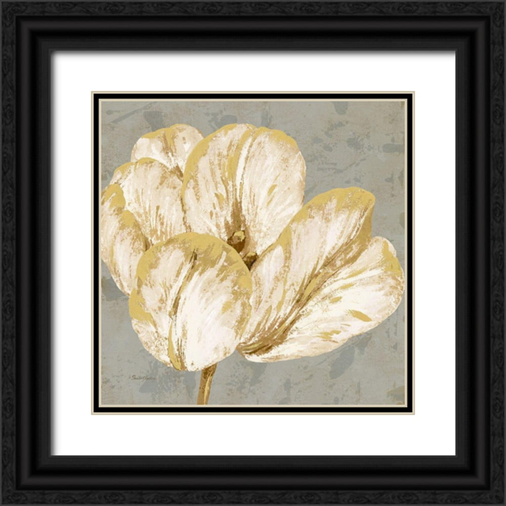 Gladding, Pamela 15x15 Black Ornate Wood Framed with Double Matting ...