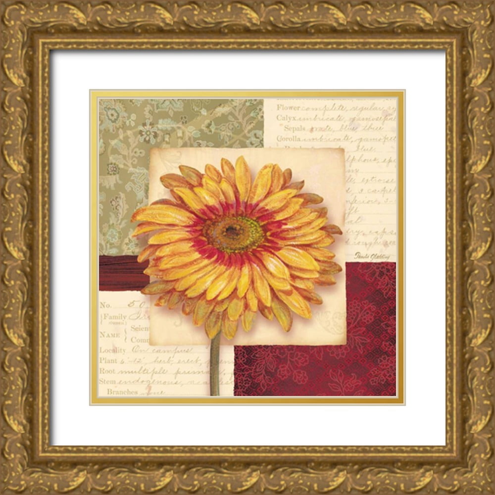 Gladding, Pamela 15x15 Gold Ornate Wood Framed with Double Matting ...